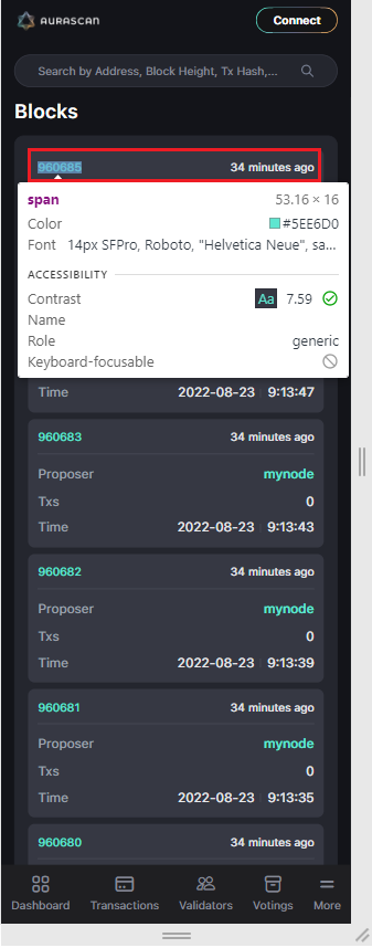 [Aurascan][Mobile][Blocks] Some issues update layout · Issue #857 · aura-nw/aurascan · GitHub