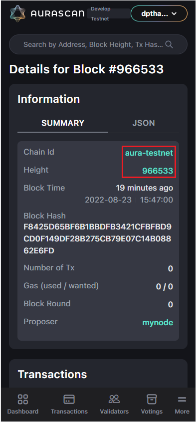 [Aurascan][Mobile][Blocks] Some issues update layout · Issue #857 · aura-nw/aurascan · GitHub