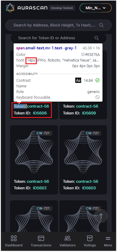[Aurascan][Mobile][MyAccount] Some issues update layout · Issue #880 · aura-nw/aurascan · GitHub