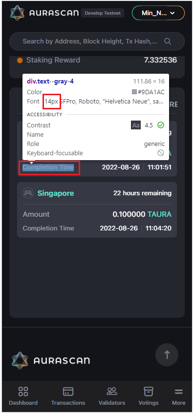 [Aurascan][Mobile][MyAccount] Some issues update layout · Issue #880 · aura-nw/aurascan · GitHub