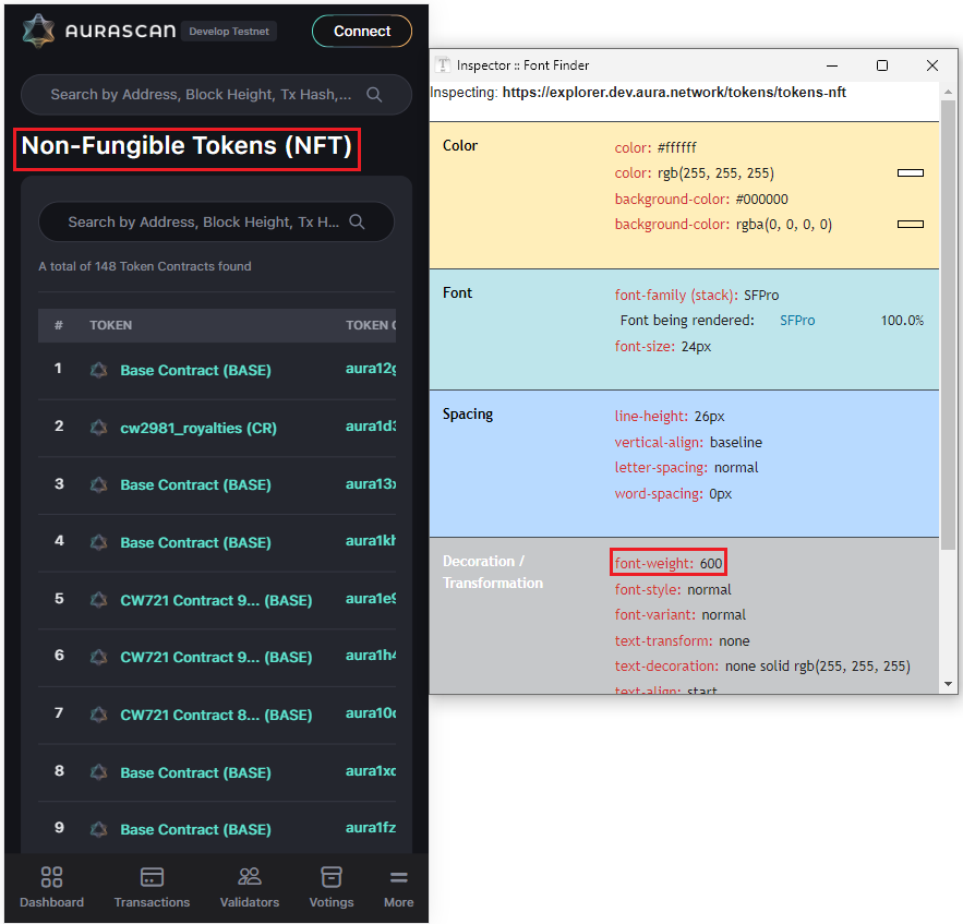 [Aurascan][Mobile][Token] Some issues update layout · Issue #893 · aura-nw/aurascan · GitHub
