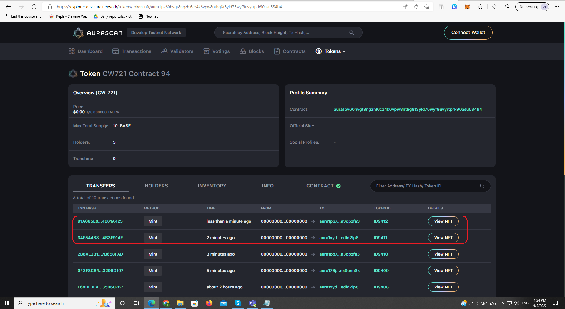 [Aurascan][TokenDetails][CW20][CW721][Holders] Sắp xếp thứ tự holders chưa đúng · Issue #846 ...