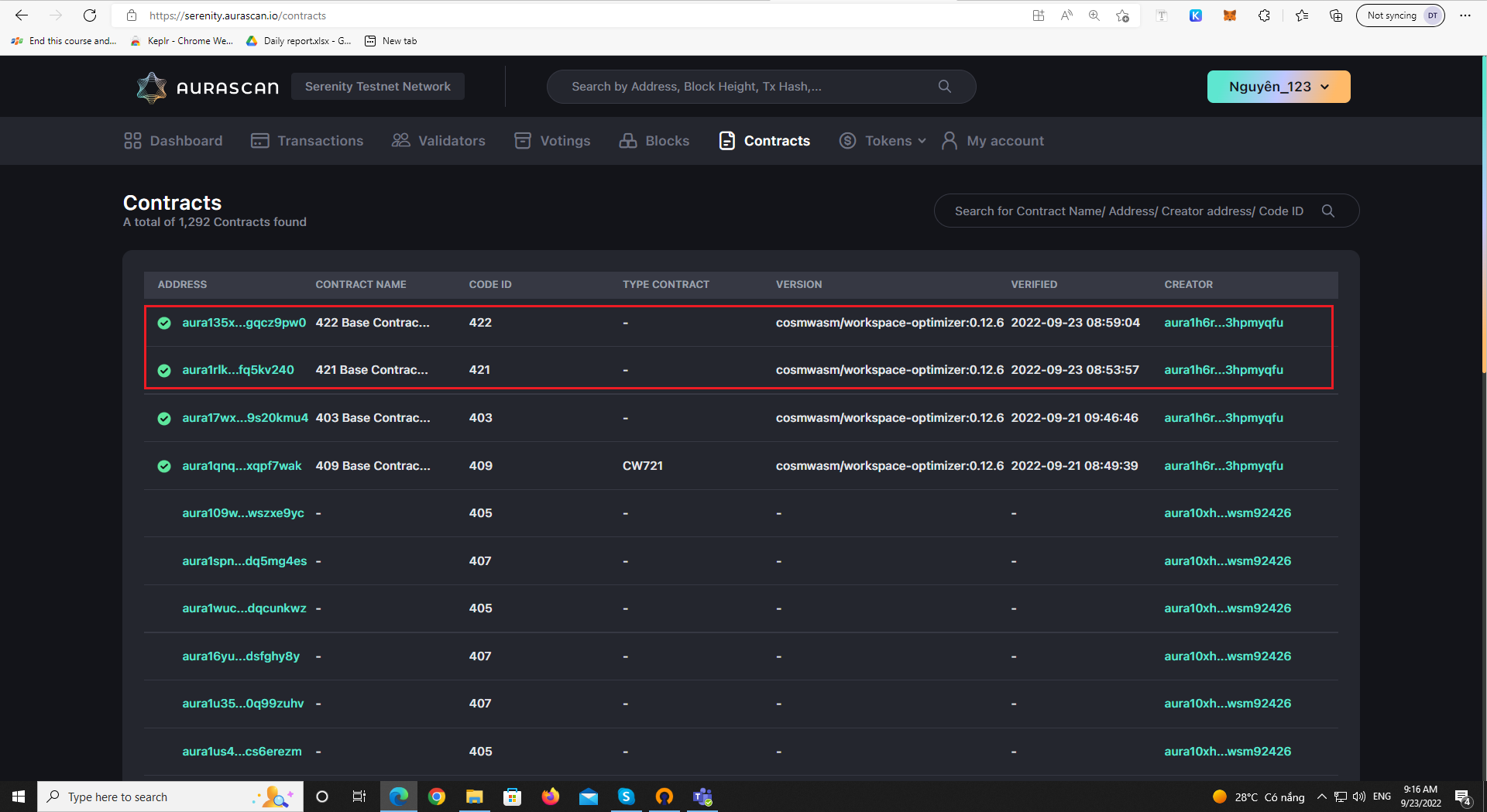 [Aurascan][Contracts][SmartContracstList] Don't display some contracts · Issue #1038 · aura-nw ...
