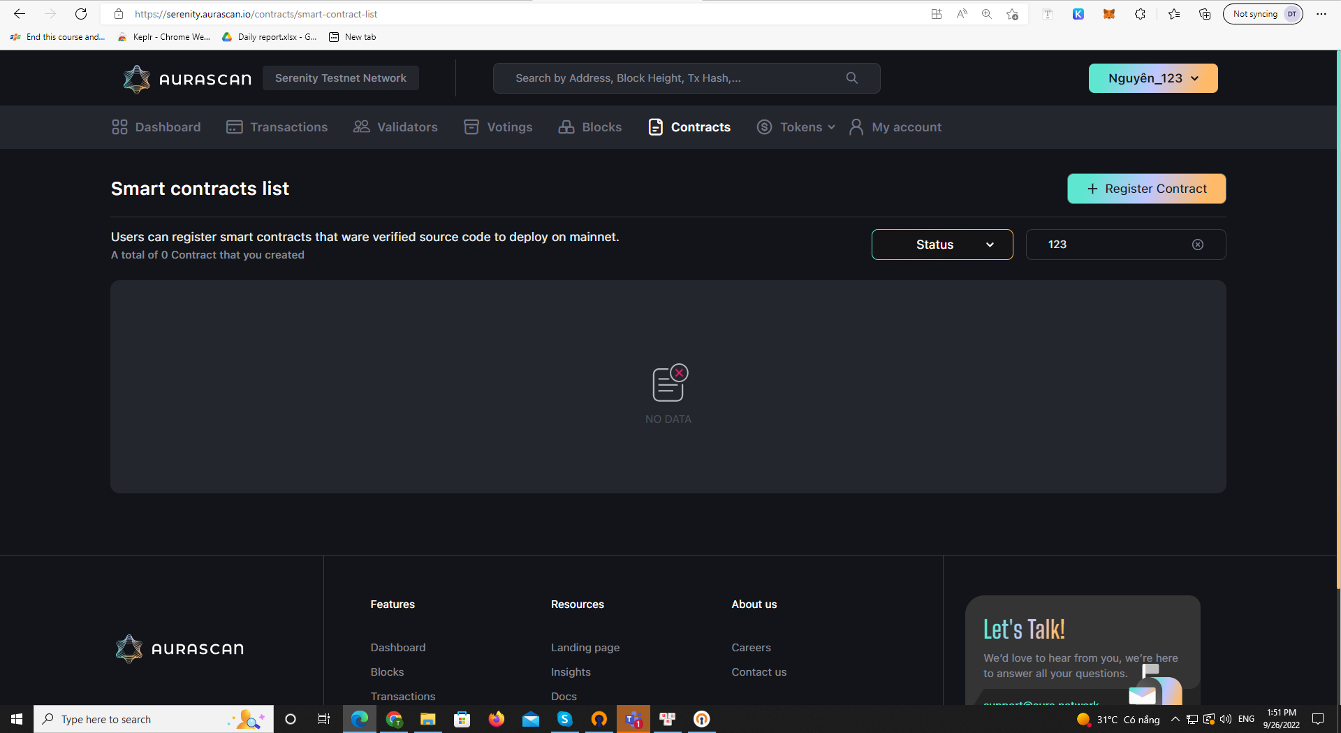 [Aurascan][Contracts][SmartContractList] Some issue of Search for Code ID · Issue #1063 · aura ...