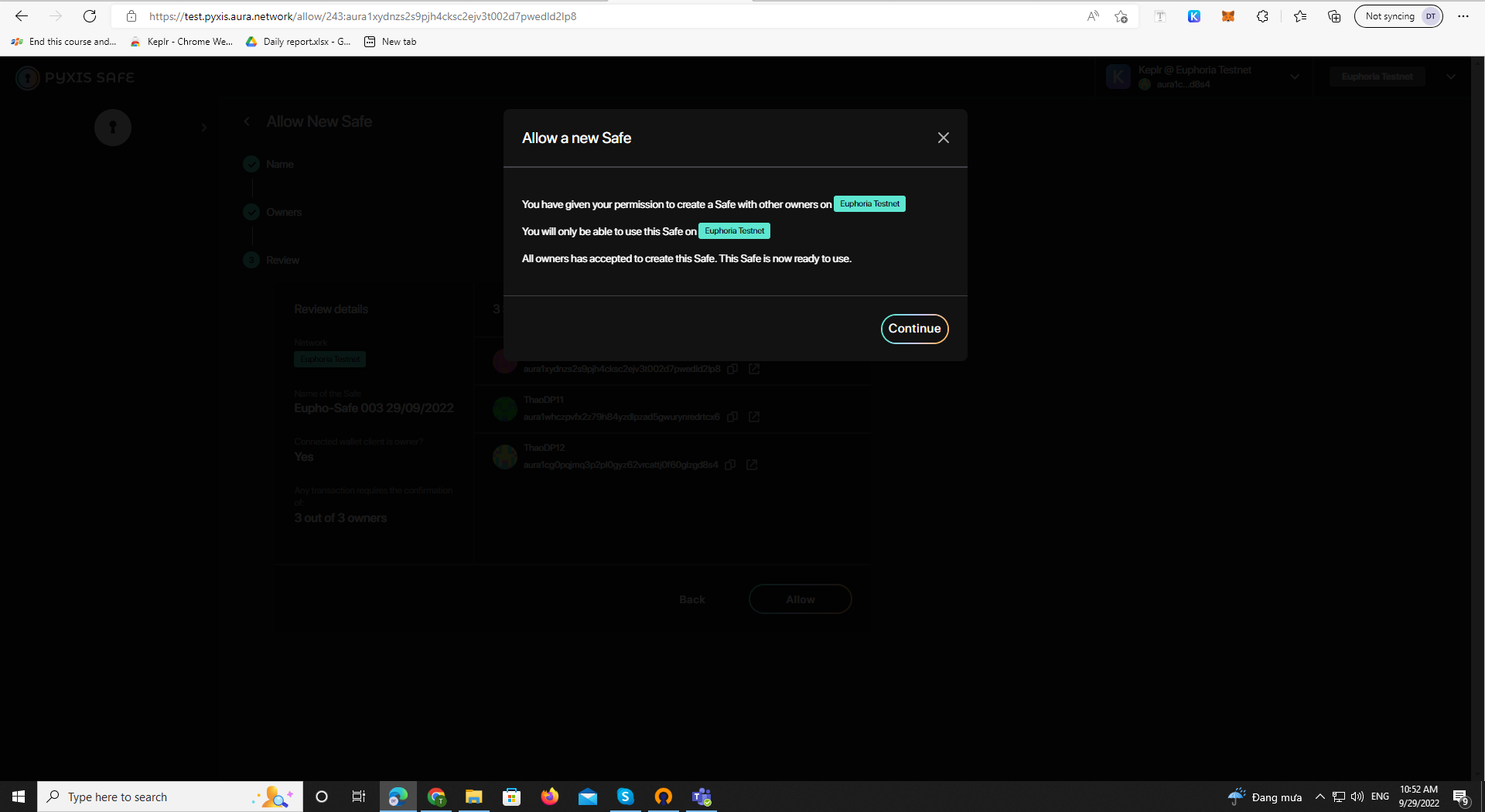 [Aura-Safe][SafeManagement] Hiển thị sai nội dung popup khi thực hiện Allow · Issue #211 · aura ...