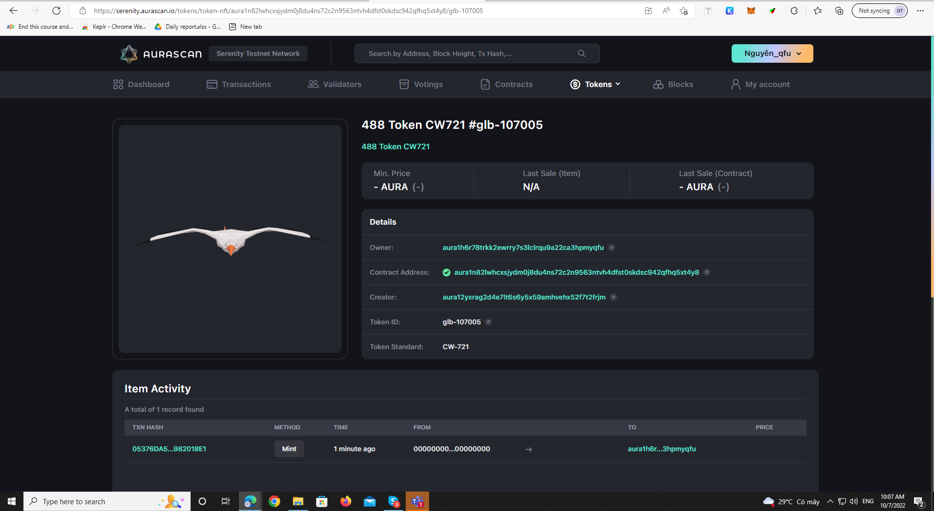 [Aurascan][TokenDetail] Hiển thị các định dạng Hình ảnh, Video, Audio hoặc định dạng 3D của NFT ...
