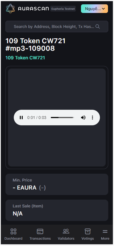 [Aurascan][TokenDetail] Hiển thị các định dạng Hình ảnh, Video, Audio hoặc định dạng 3D của NFT ...
