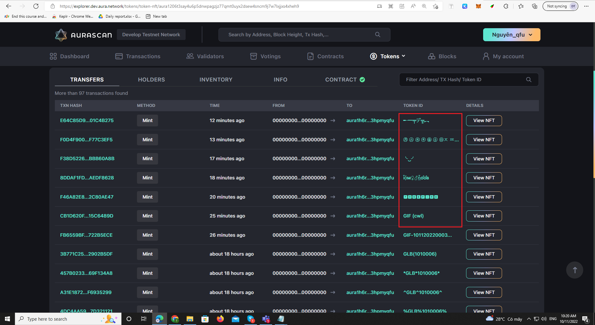 [Aurascan][TokenDetails] Fix api support uri encode + special character ...