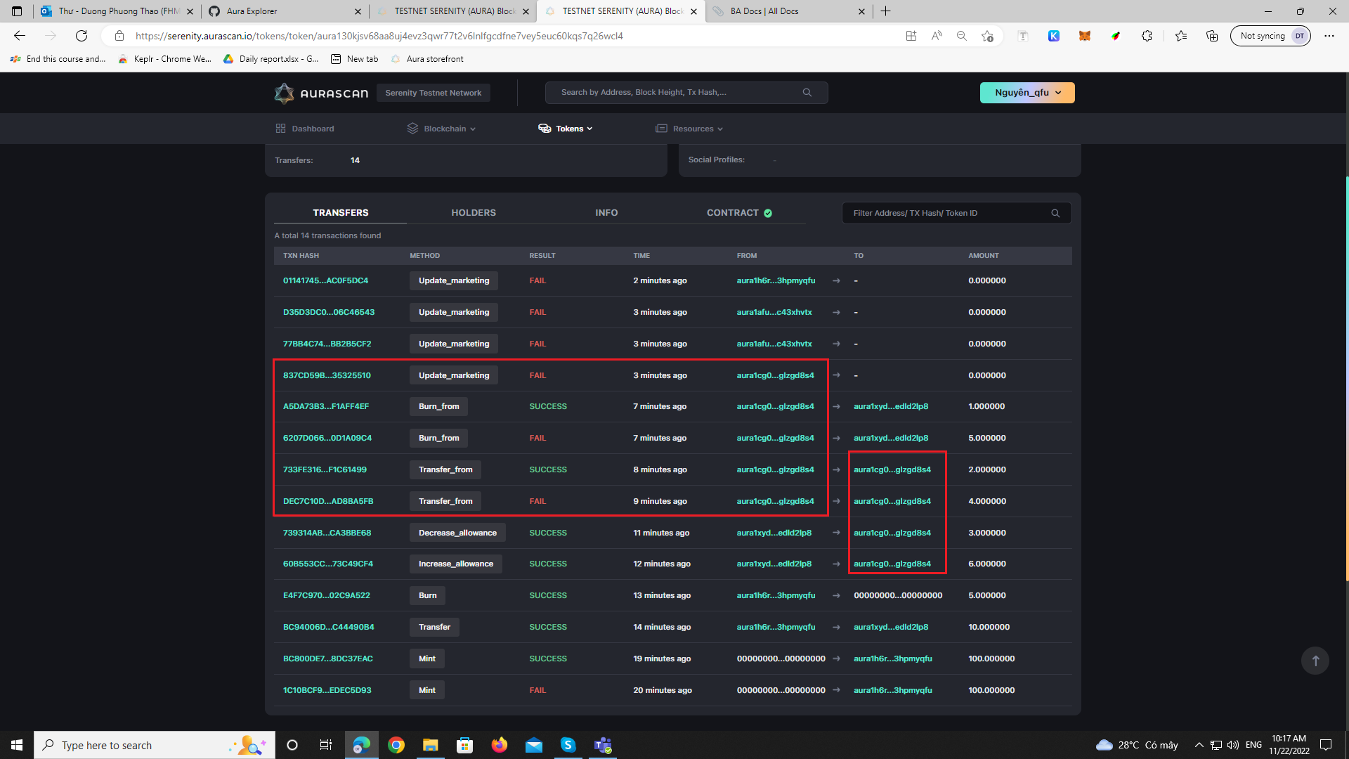 [Aurascan][CW20][TokenDetails] Filter By Holder · Issue #1260 · aura-nw/aurascan · GitHub