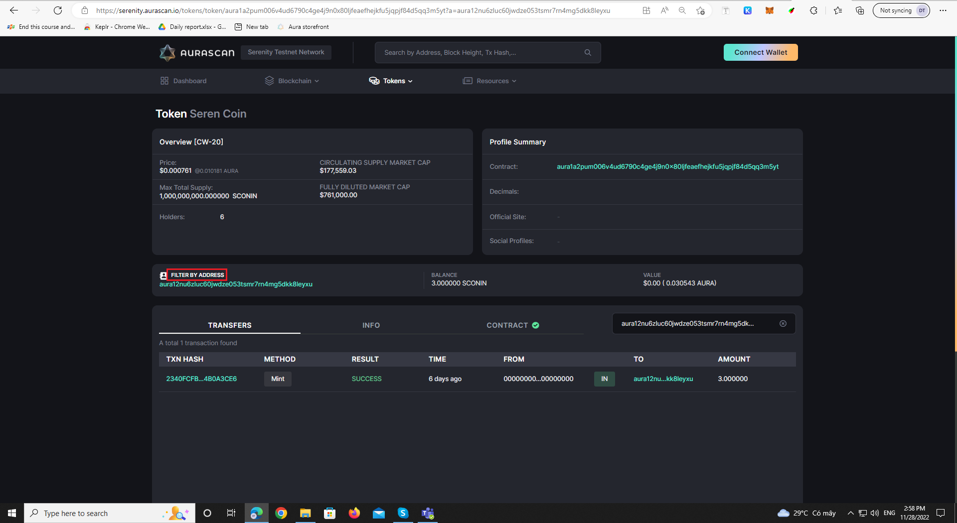 [Enhancement] Rename field in Token detail screen · Issue #1303 · aura-nw/aurascan · GitHub