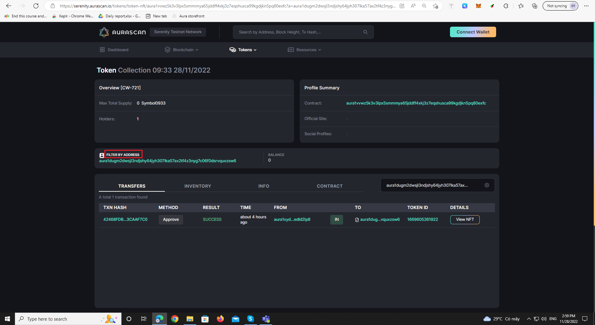 [Enhancement] Rename field in Token detail screen · Issue #1303 · aura-nw/aurascan · GitHub
