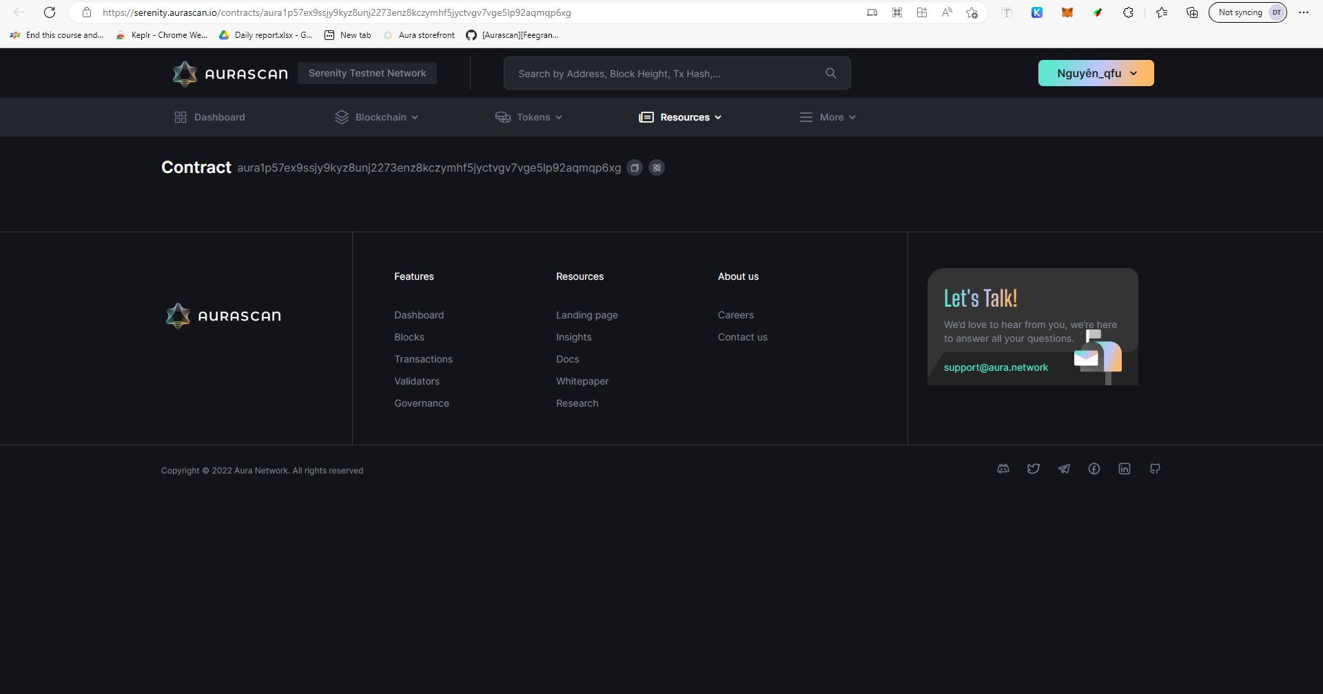 [Aurascan][ContractDetails] Không hiển thị data contract đã được tạo từ Twilight · Issue #1363 ...