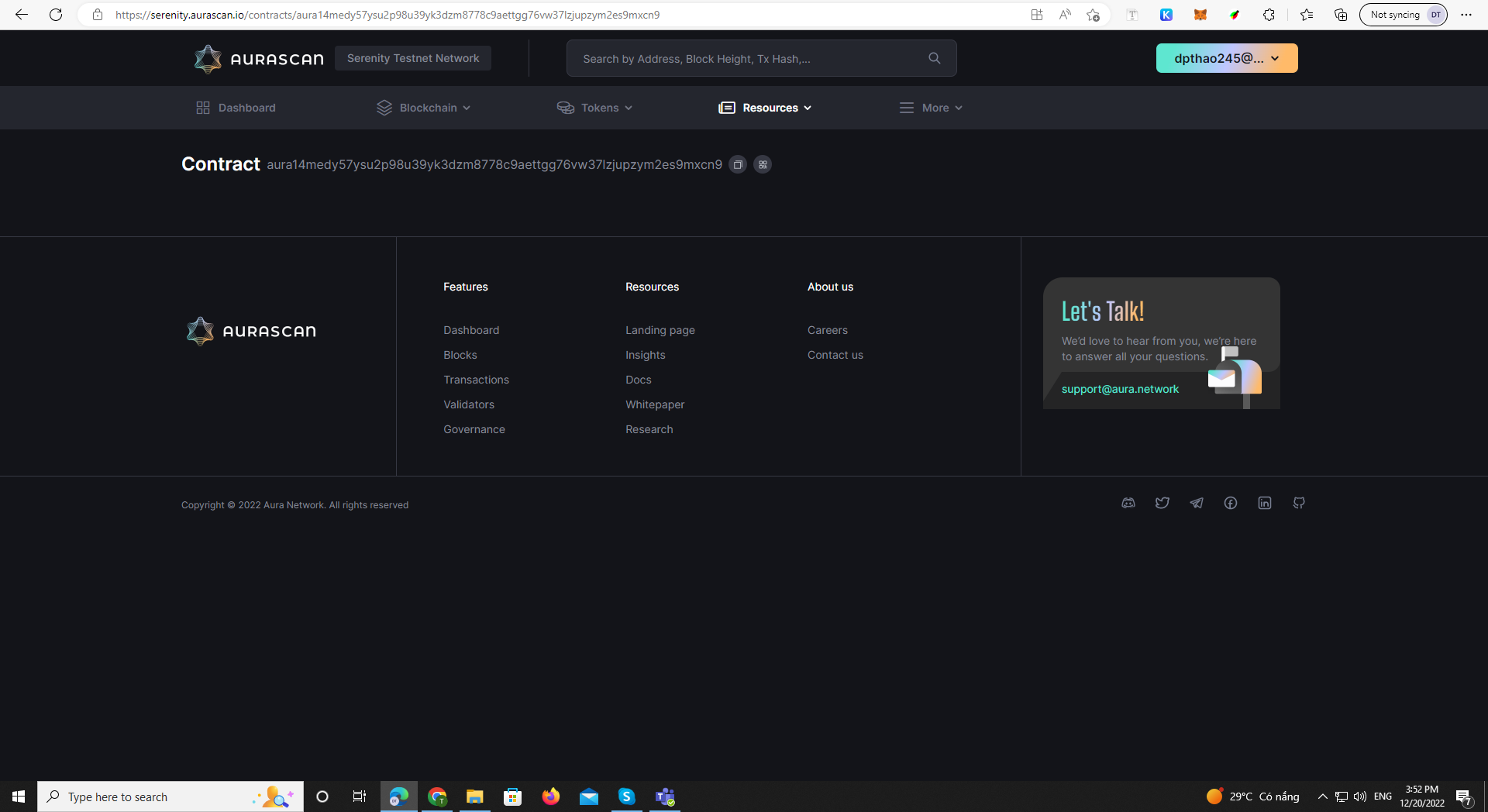 [Aurascan][ContractDetails] Không hiển thị data contract đã được tạo từ Twilight · Issue #1363 ...
