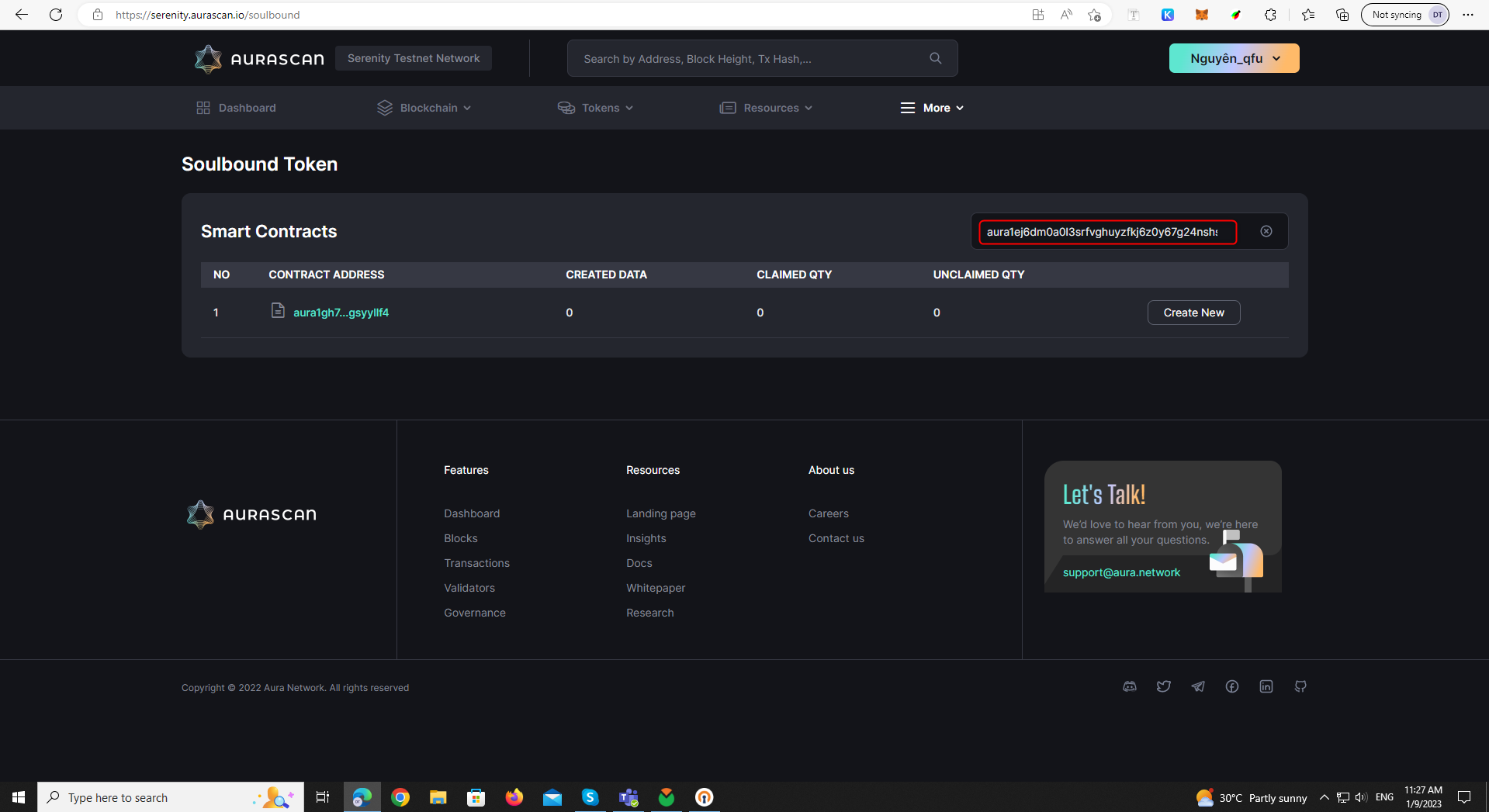 [SoulboundToken][SmartContract] Chức năng search hoạt động không đúng · Issue #1428 · aura-nw ...