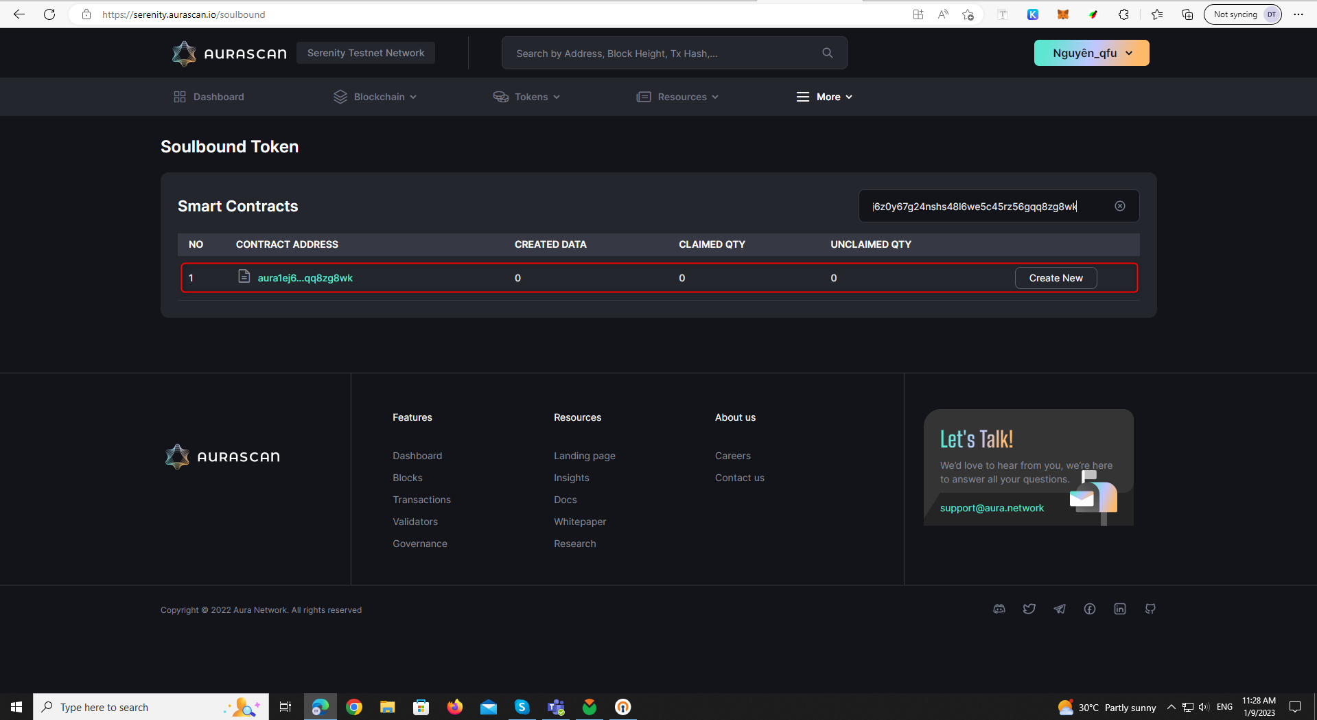 [SoulboundToken][SmartContract] Chức năng search hoạt động không đúng · Issue #1428 · aura-nw ...