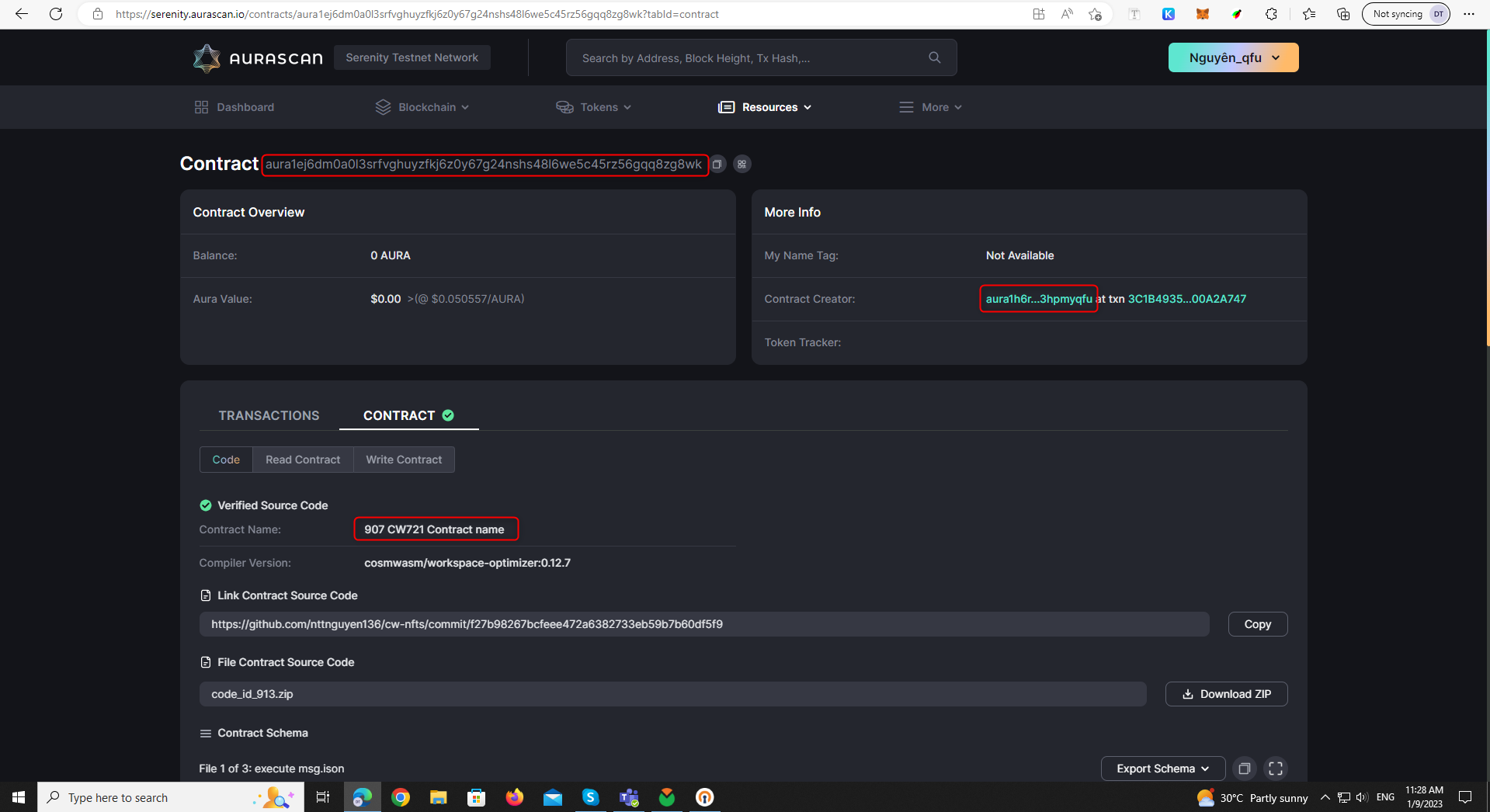 [SoulboundToken][SmartContract] Chức năng search hoạt động không đúng · Issue #1428 · aura-nw ...