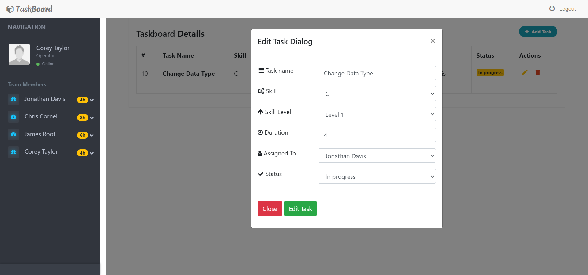 GitHub - Roberta-Carla/Taskboard