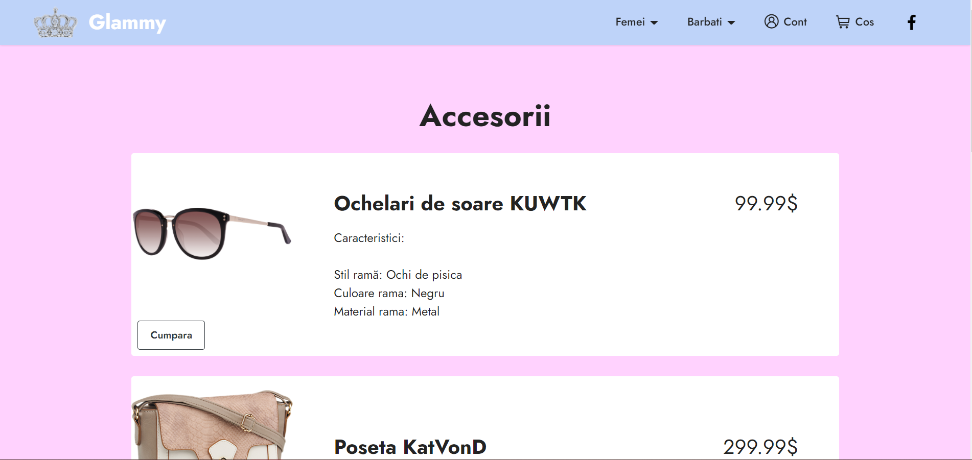 GitHub - Roberta-Carla/Glammy