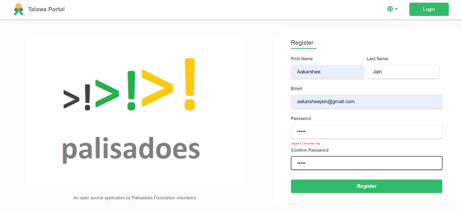 Password Validations are not enforced across the app. · Issue #696 ...
