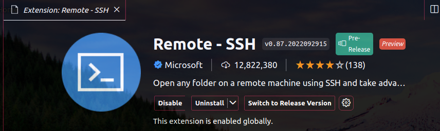 Pre Release doesn't Recognize SSH Targets · Issue #7208 · microsoft/vscode-remote-release · GitHub