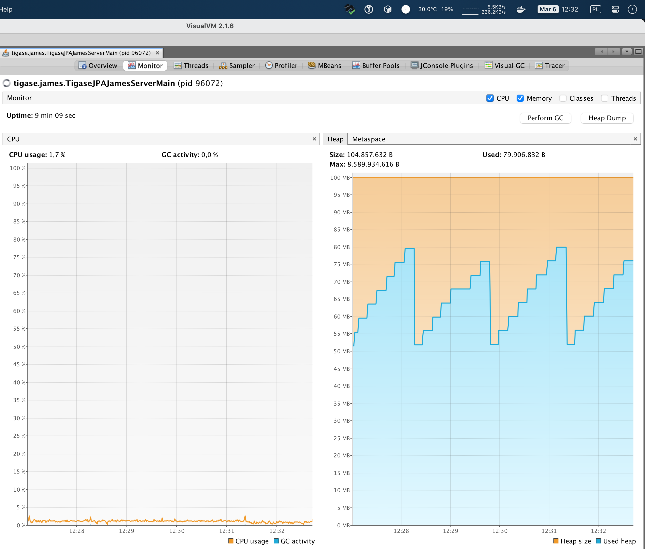 Constant Memory Allocation With Visualvm Attached · Issue 506 · Oracle Visualvm · Github