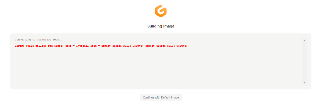 Unable To Open Workspace Error Build Failed Rpc Error Code Internal Desc · Issue 6203