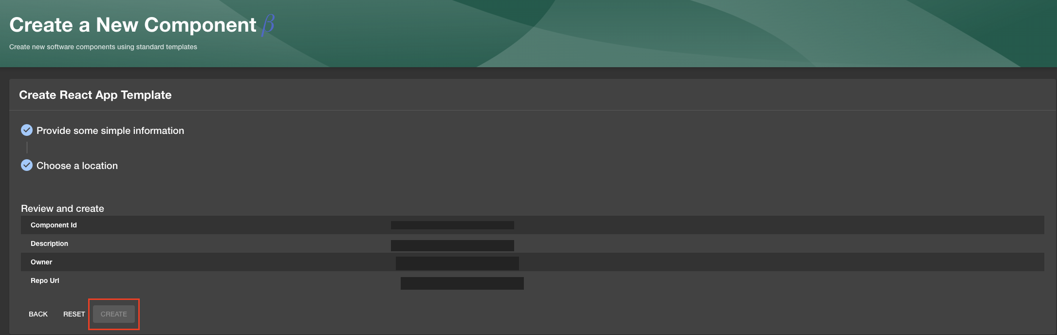 Grey out Create button in template after initial click · Issue #7045 ...