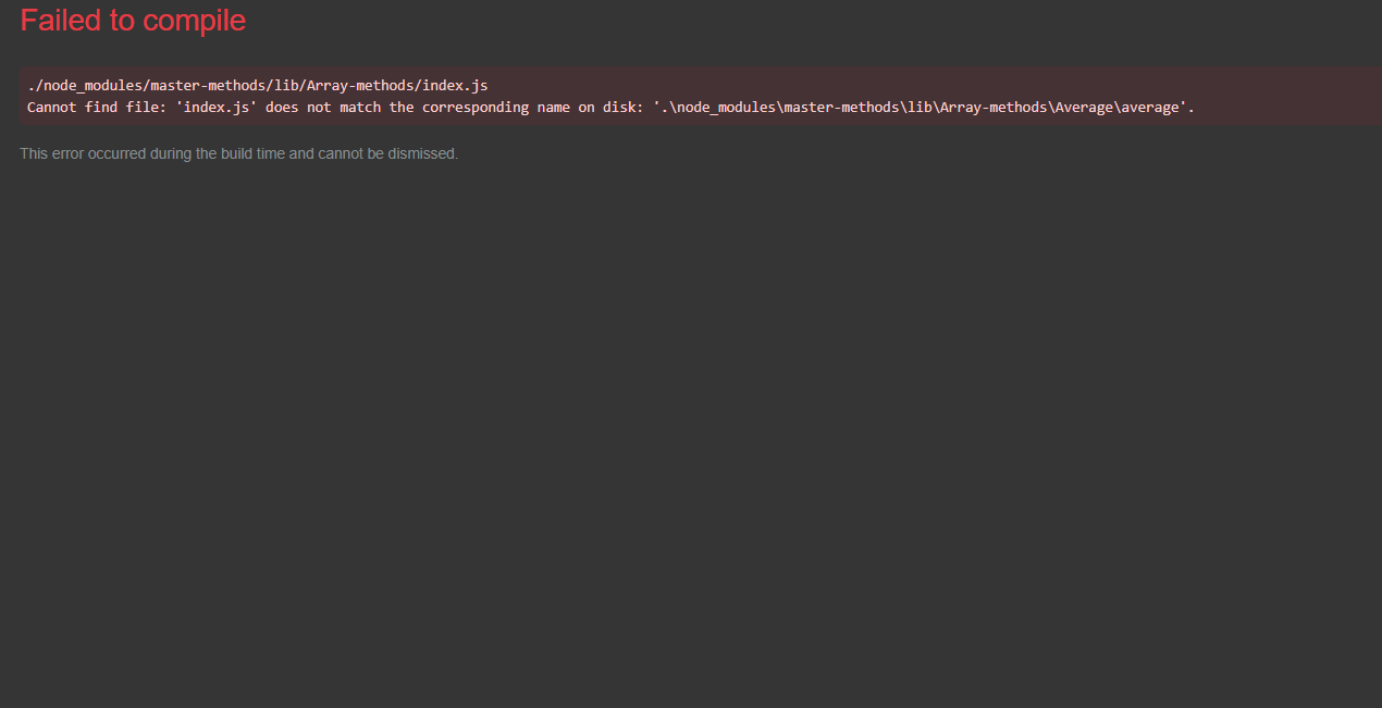 An error occured while importing modules · Issue #22541 · facebook ...