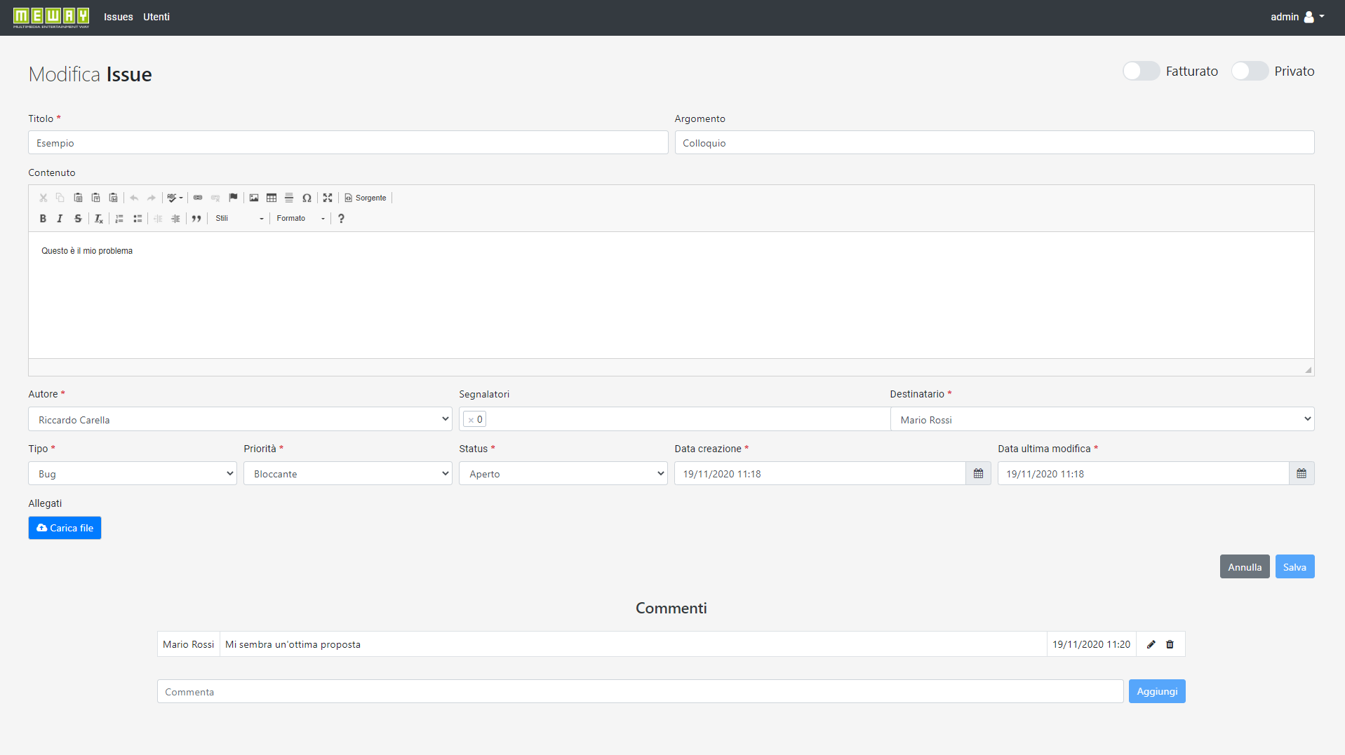 GitHub - RiccardoCarella/TicketManager
