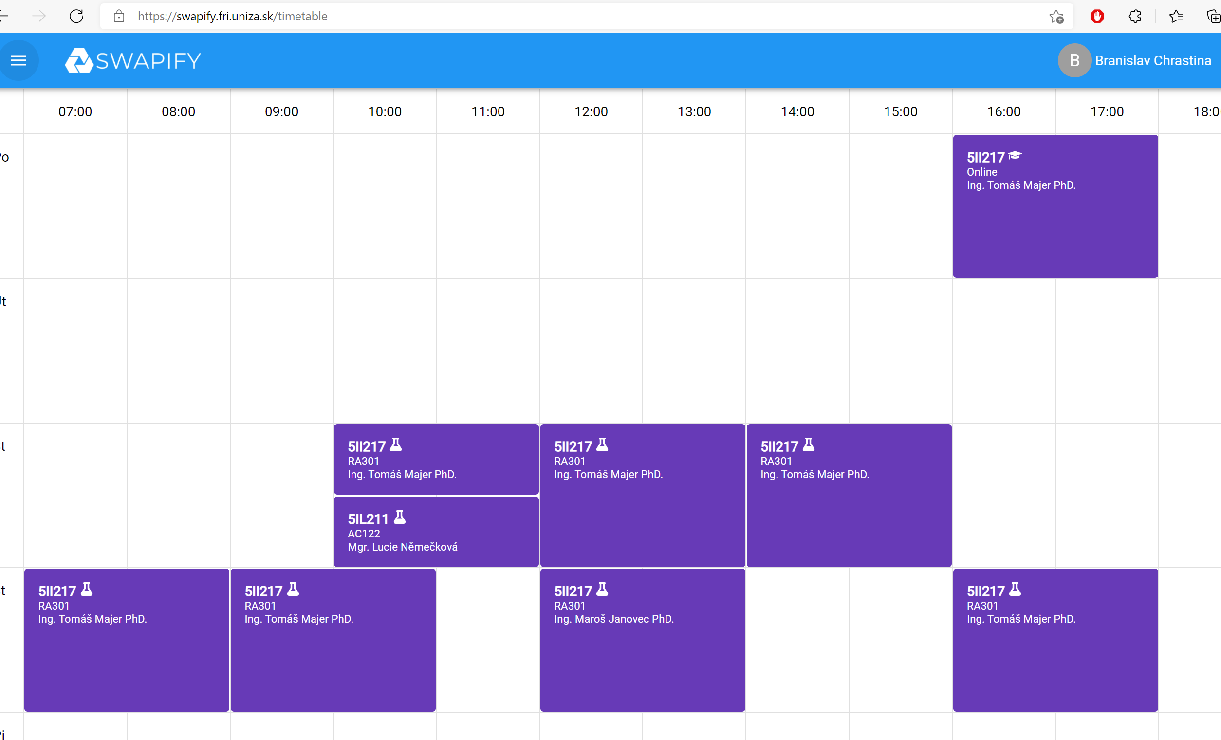 Unwanted subjects remain in students timetable · Issue #529 · fri-team/Swapify · GitHub