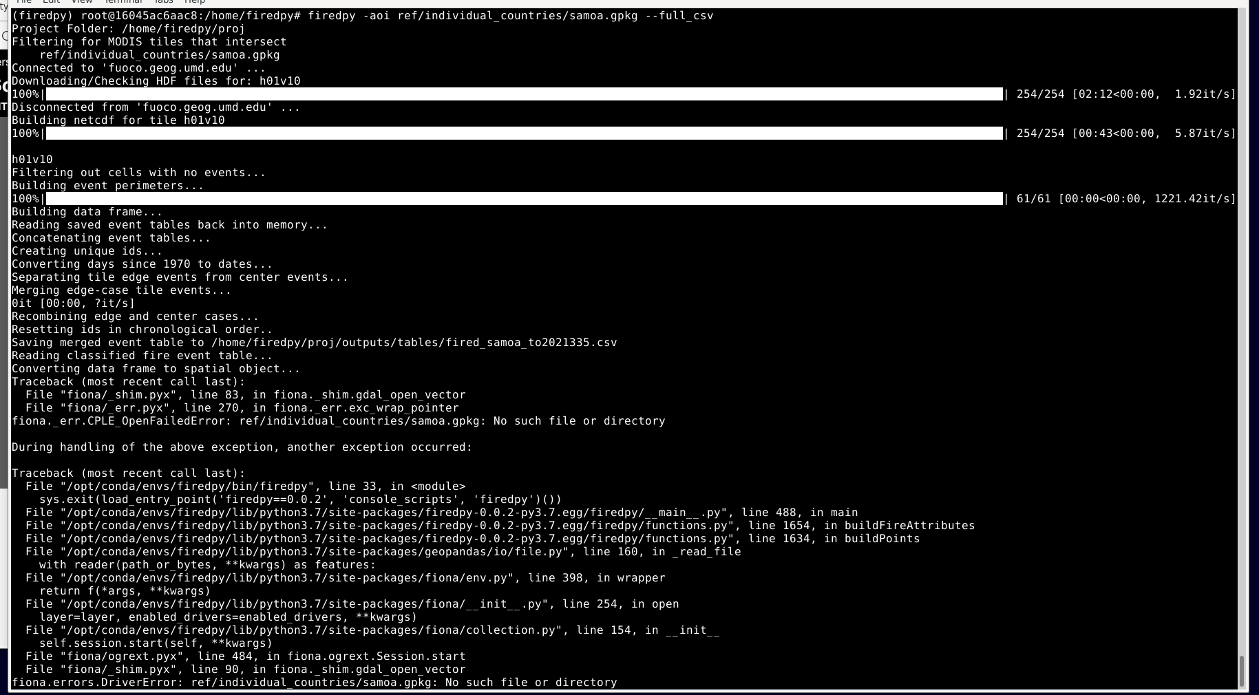 relative path issue for aoi · Issue #75 · earthlab/firedpy · GitHub