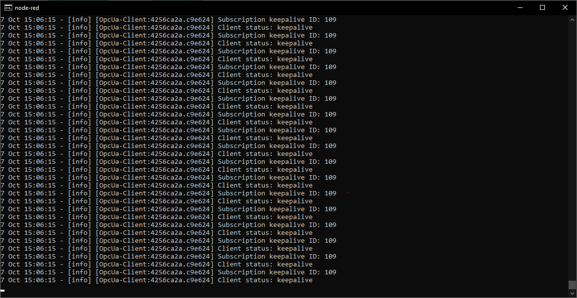 Node-Red OPC-Client is stuck when the connection to the Server is lost ...