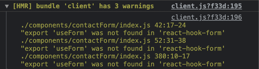 Webpack cannot read the package after update · react-hook-form · Discussion #8035 · GitHub