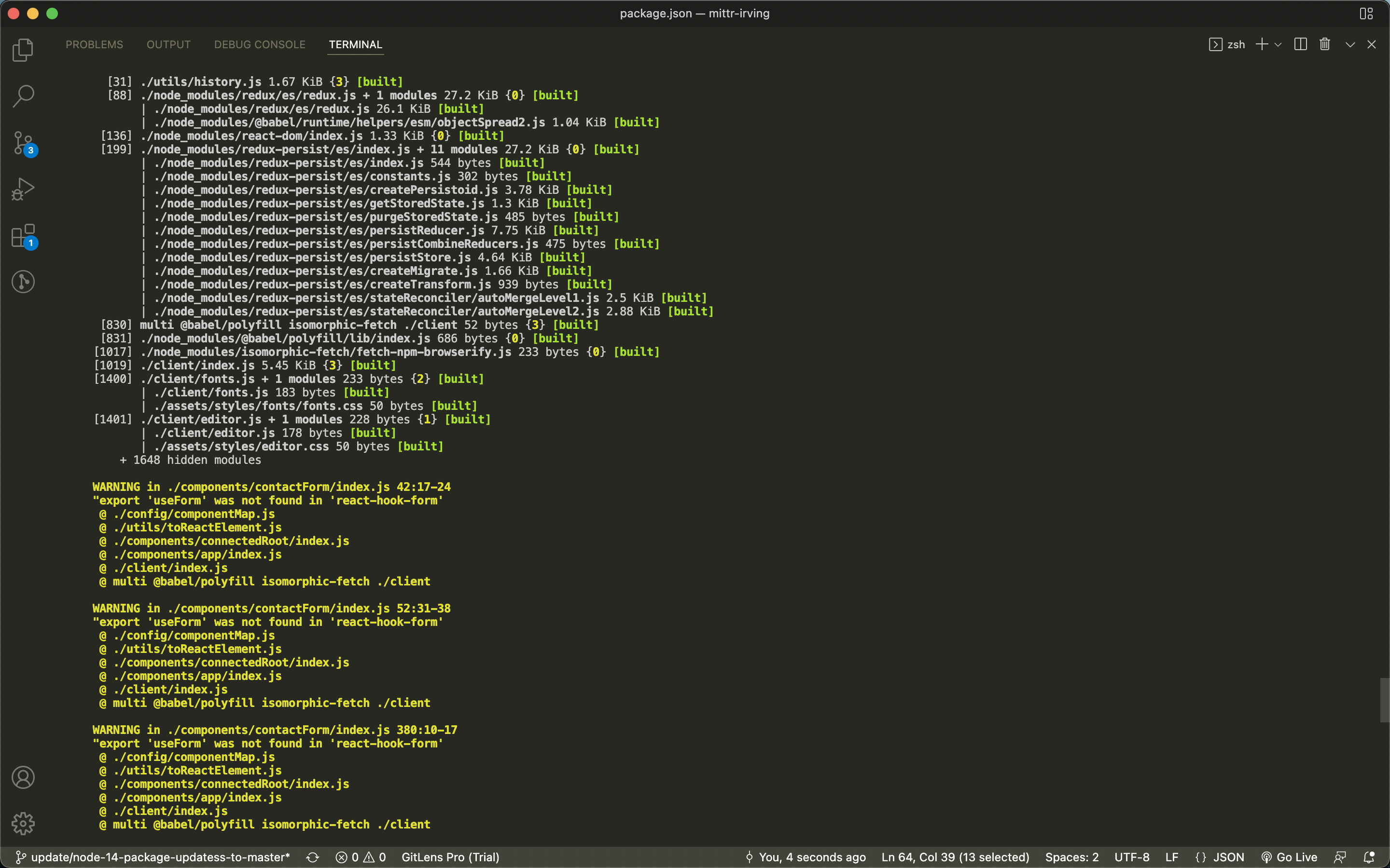 Webpack cannot read the package after update · react-hook-form · Discussion #8035 · GitHub