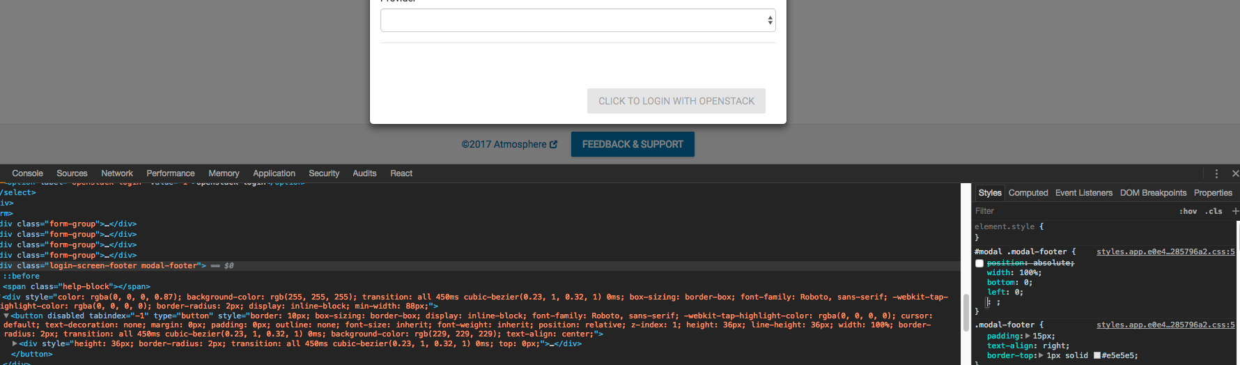 Bug: Public Login Modal · Issue #630 · cyverse/troposphere · GitHub