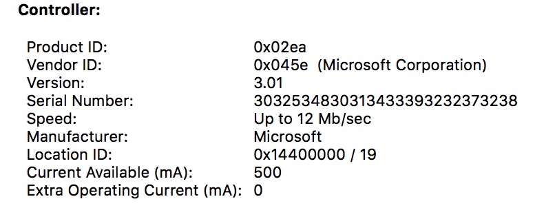 Xbox 360 Controller not recognized by driver · Issue #529 · 360Controller/360Controller · GitHub