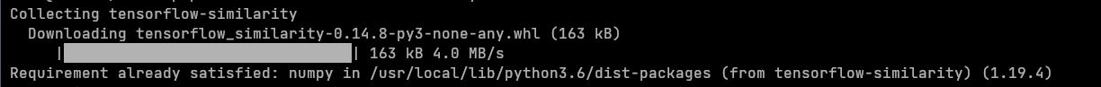 error in tensorflow version check during pip install · Issue #207 · tensorflow/similarity · GitHub