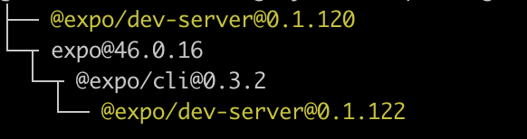 Expo Cli 032 Depends On Incompatible Version Of Expodev Server 01122 · Issue 19833