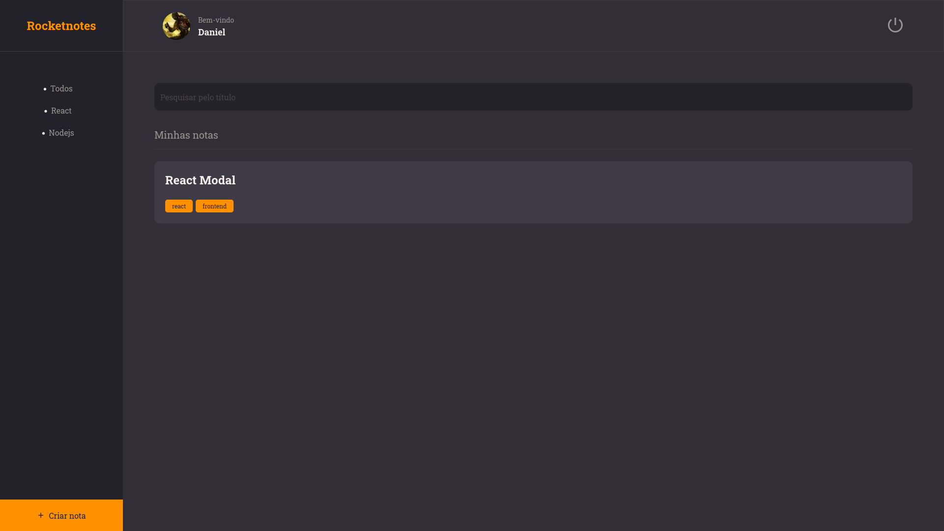 GitHub - DanielAbrante/rocket-notes