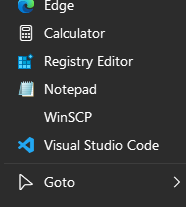 WinSCP on Win 11 taskbar menu · Issue #97 · moudey/Shell · GitHub