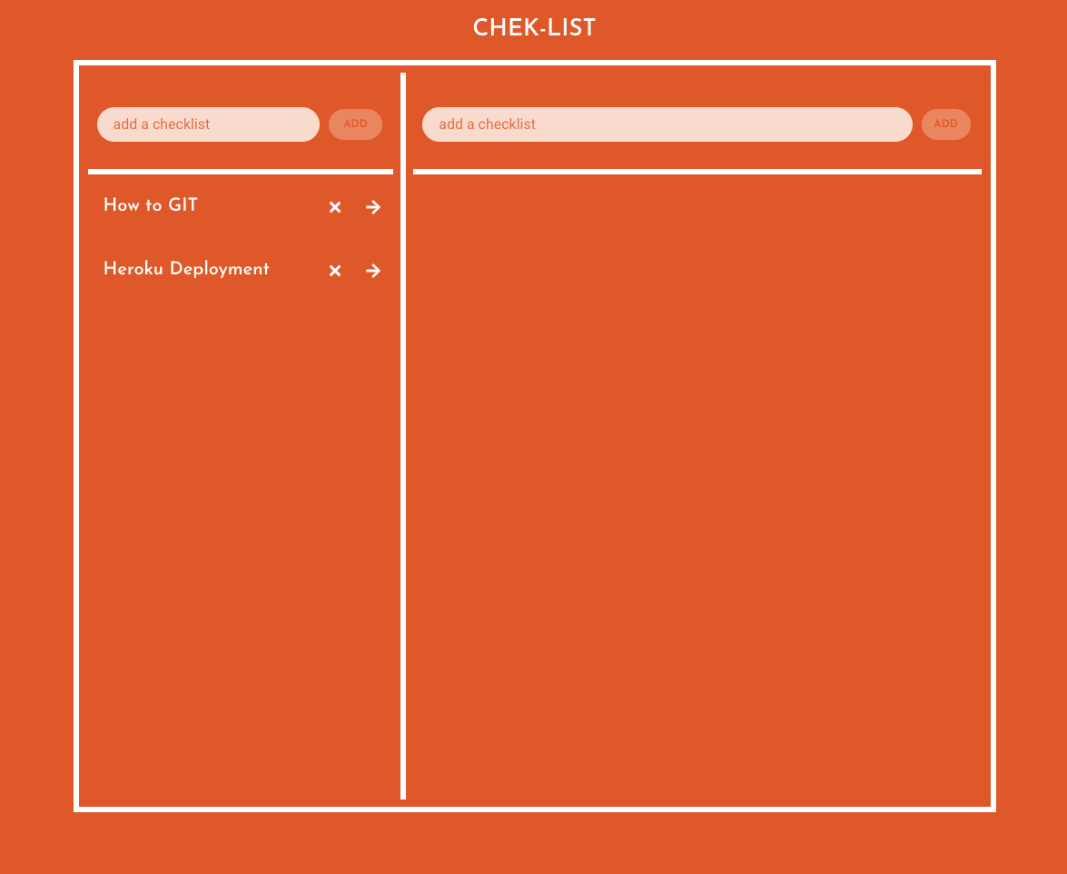 chek-list - Codesandbox