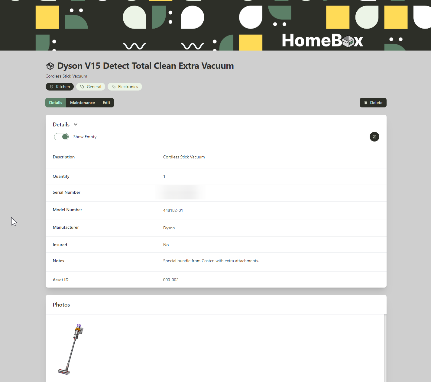 Photo support? · Issue #545 · hay-kot/homebox · GitHub