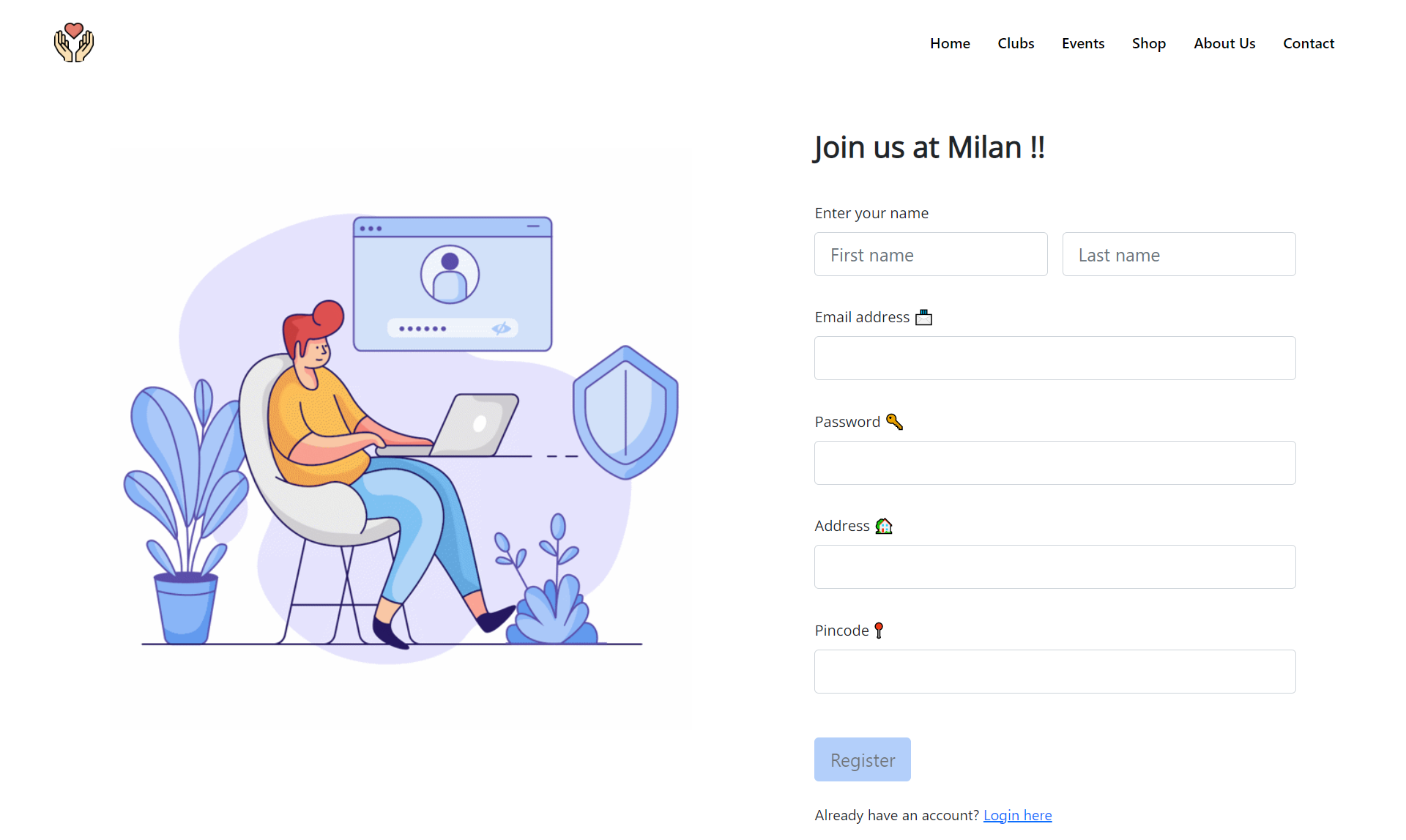 Placeholders missing on user register page · Issue #451 · ngoworldcommunity/NGOWorld · GitHub