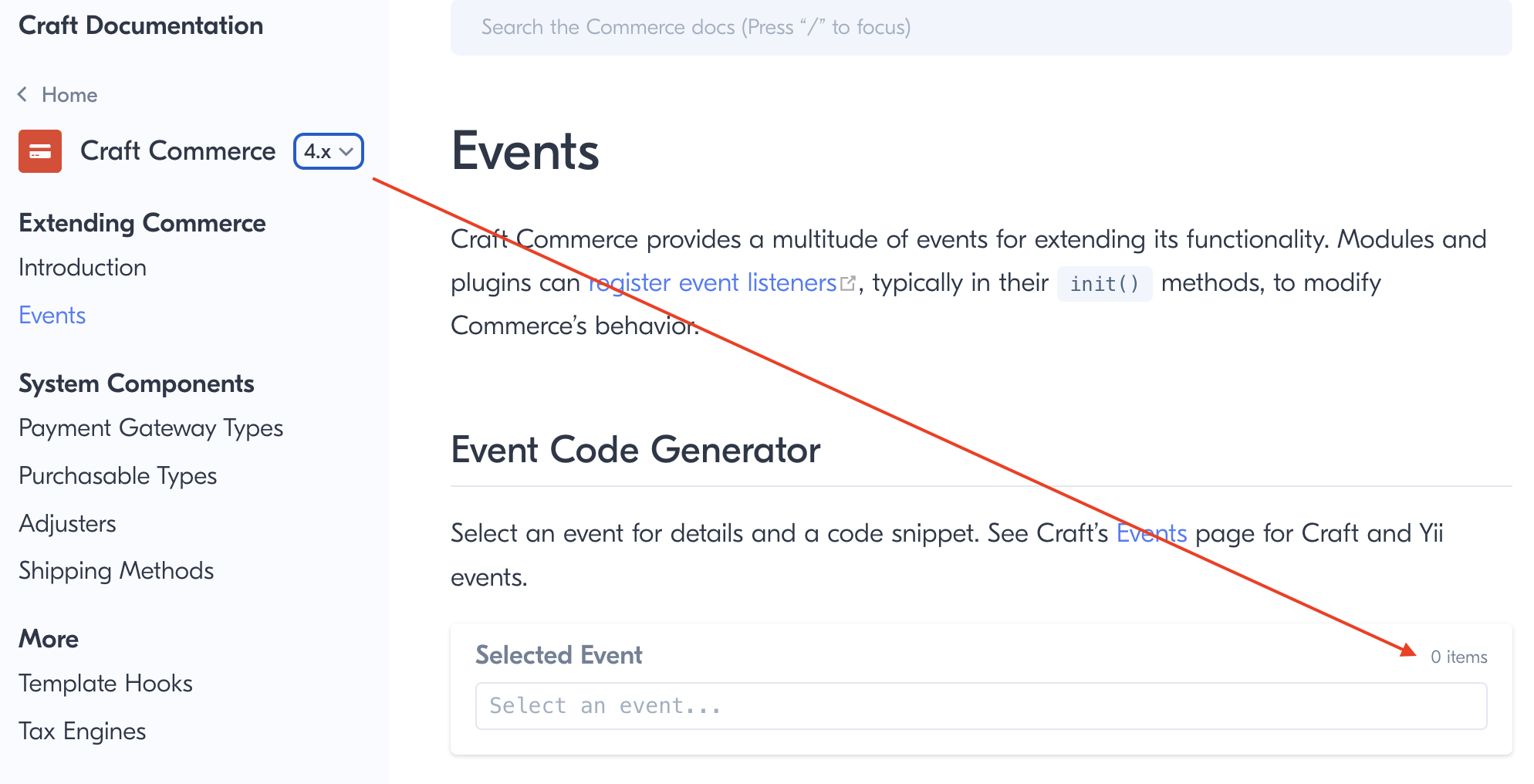  4 x Event Code Generator Not Working Issue 489 Craftcms docs