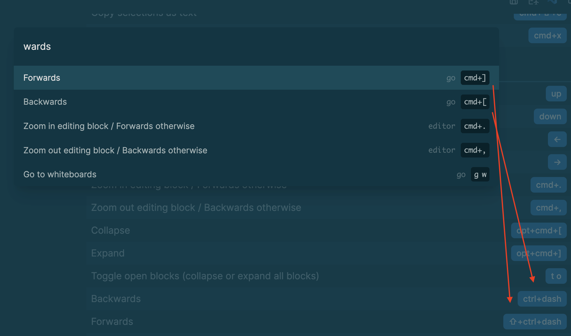 Key bindings shown in command palette don't match the ones in settings · Issue #9270 · logseq ...