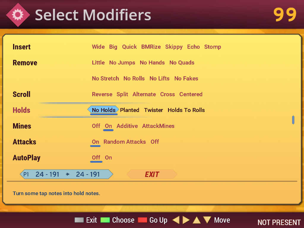 how to disable hold notes [help wanted] · Issue #1787 · stepmania ...