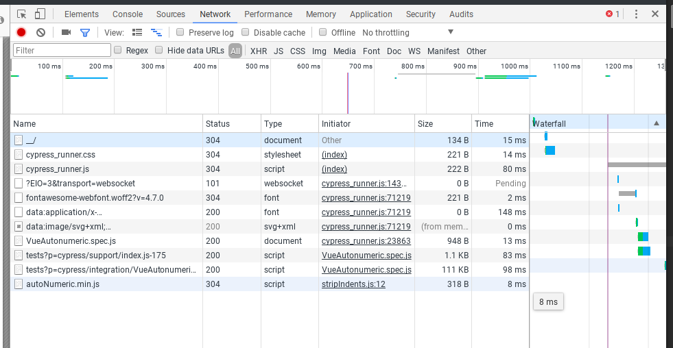 Cypress does not find libraries when those are set as 'externals' in the webpack configuration ...