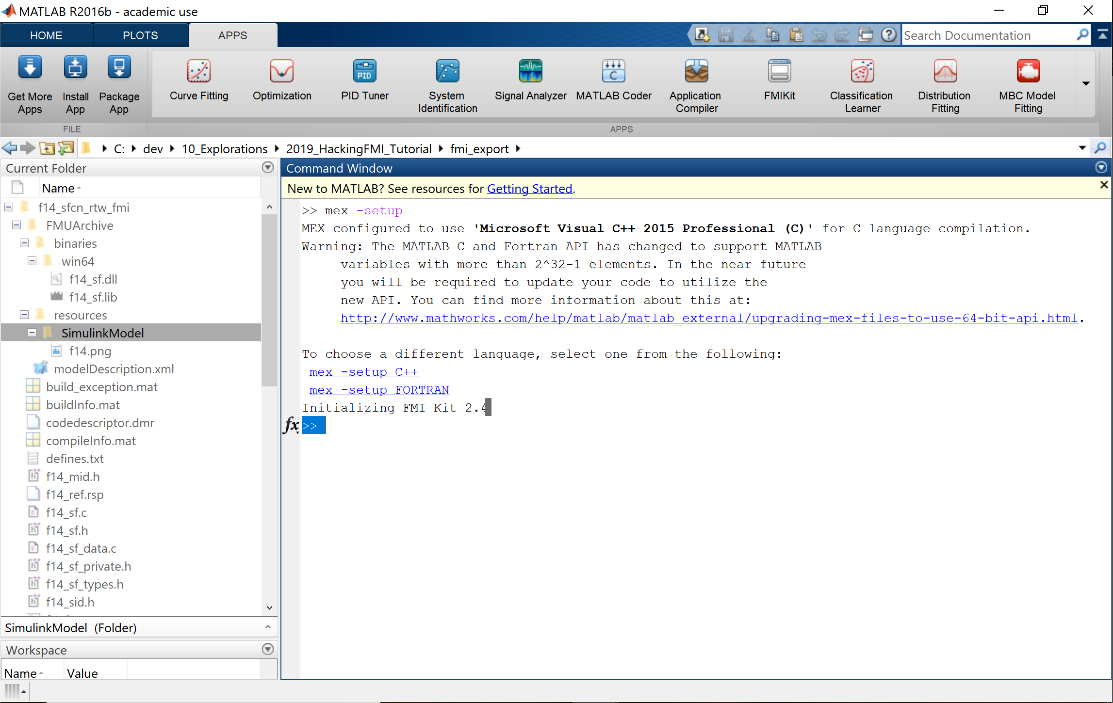 Matlab R2016b FMU Export in ME and Co-simulation error · Issue #1 ...