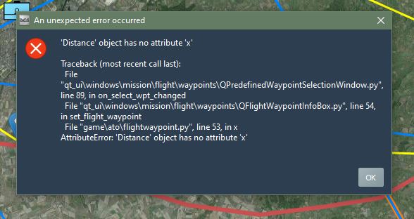 Adding extra waypoint with Add Waypoint button generates error · Issue ...