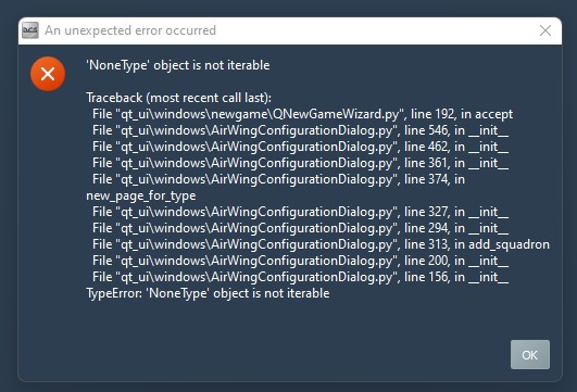 'NoneType' object is not iterable · Issue #2321 · dcs-liberation/dcs_liberation · GitHub